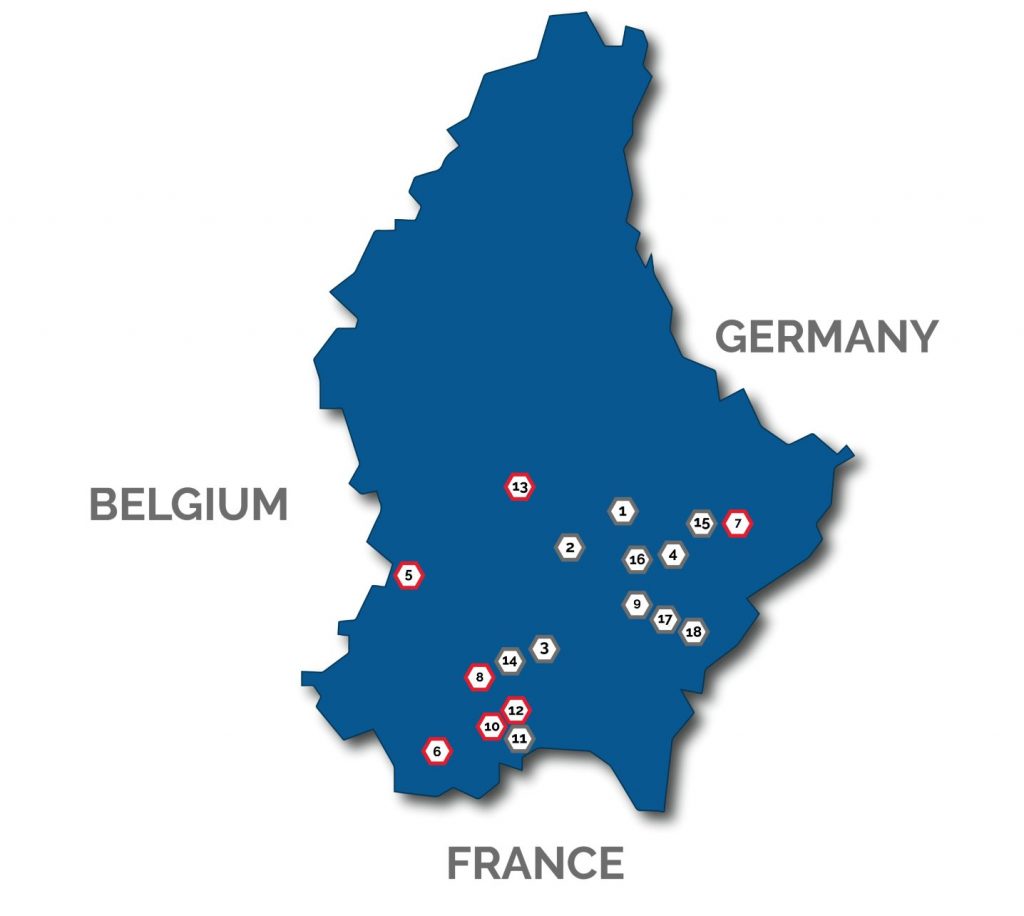 Find your data center in Luxembourg, in the center of Europe